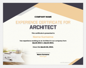 5 Best Design Experience Certificates for Architect | Edit