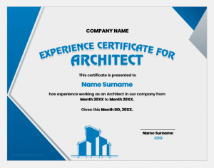 5 Best Design Experience Certificates for Architect | Edit