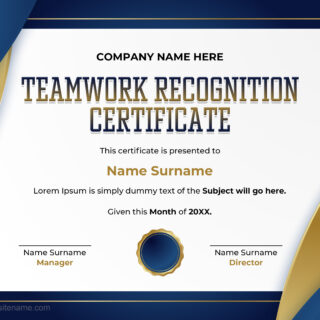 Best Teacher Award Certificates | Professional Certificate Templates