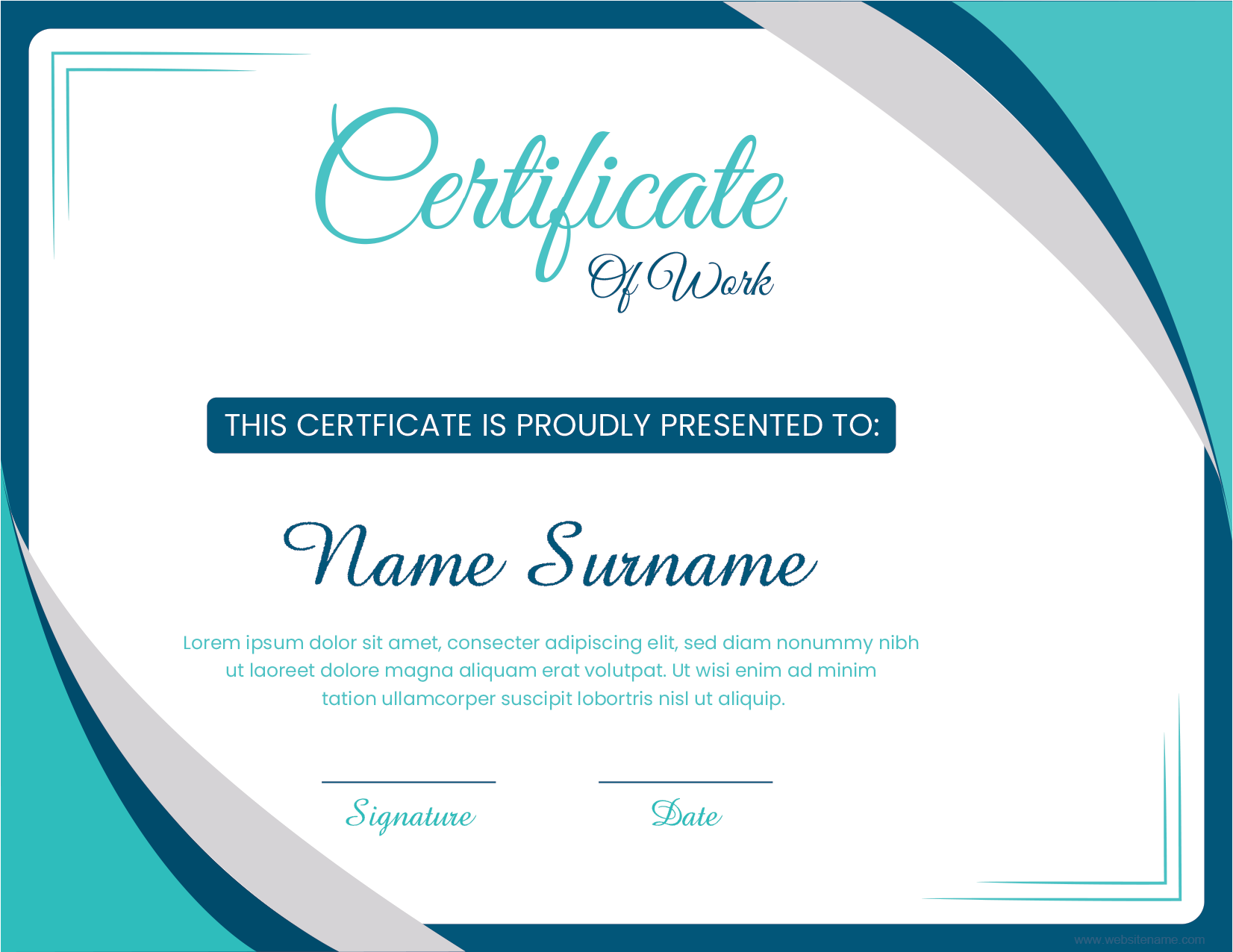 20+ Work Completion Certificate Templates for Word | Edit